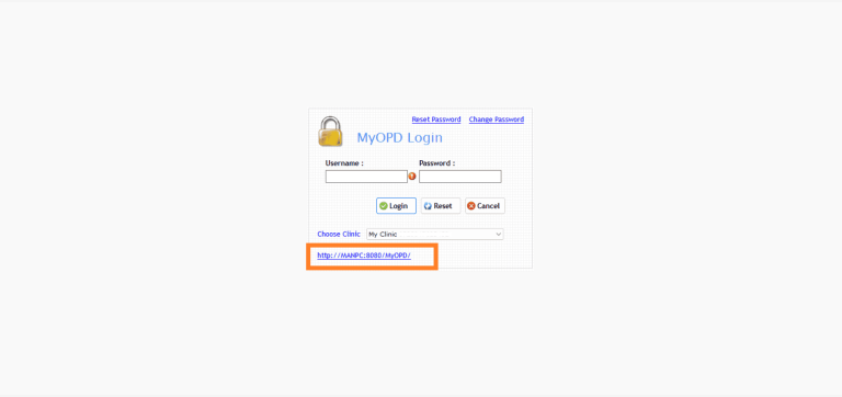Accessing MyOPD via Reception / Frontdesk PC - MyOPD™ Clinic and ...
