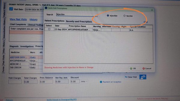 Quick Vaccine & Injection Tracking with MyOPD Clinic Software - MyOPD ...